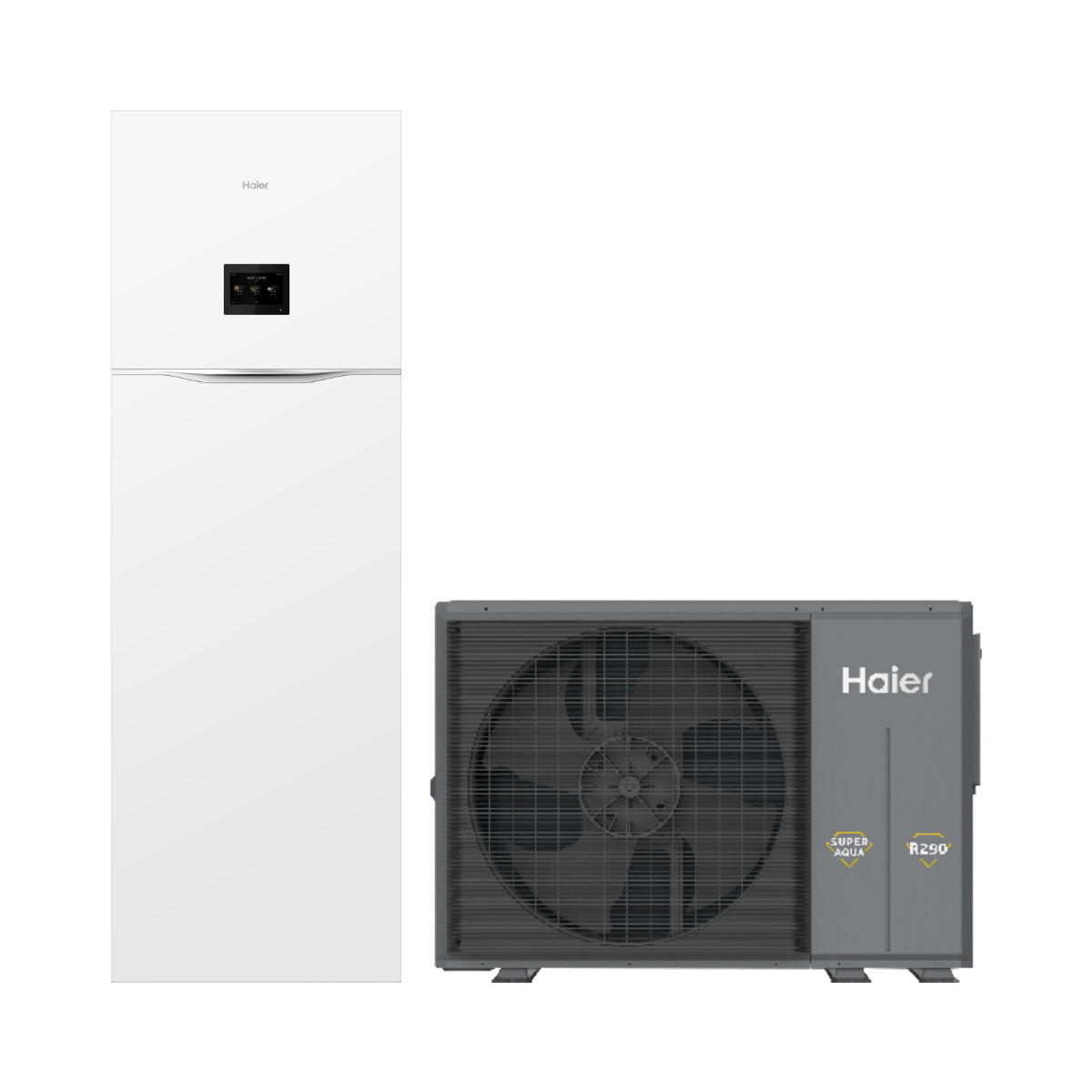 Haier Hydro All-In-One R290 8kW 200L Monophase Aerothermal Set HAIER ...