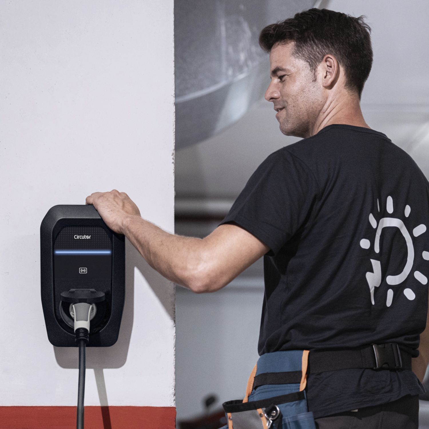 Cargador coche eléctrico 7,4 kW Tipo 2 Negro - CIRCUTOR - GroupSumi ...