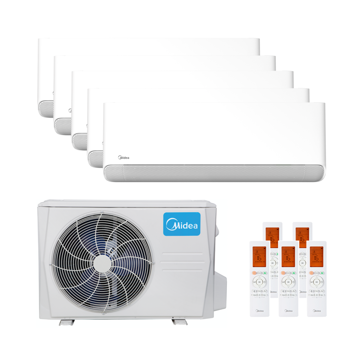 Climatiseur 5x1 Midea Breezeless E 2,5 kW 9000 BTU avec wifi MIDEA - GroupSumi | GroupSumi