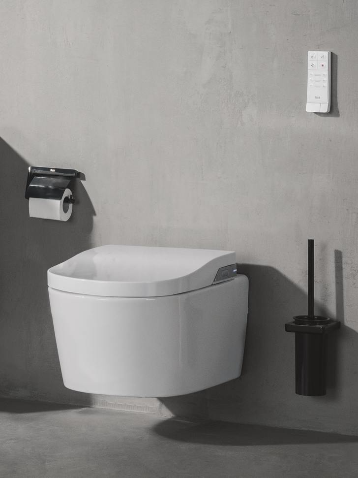 Roca In-Wash Inspira Wall-Hung Smart Toilet Rimless ROCA - GroupSumi ...