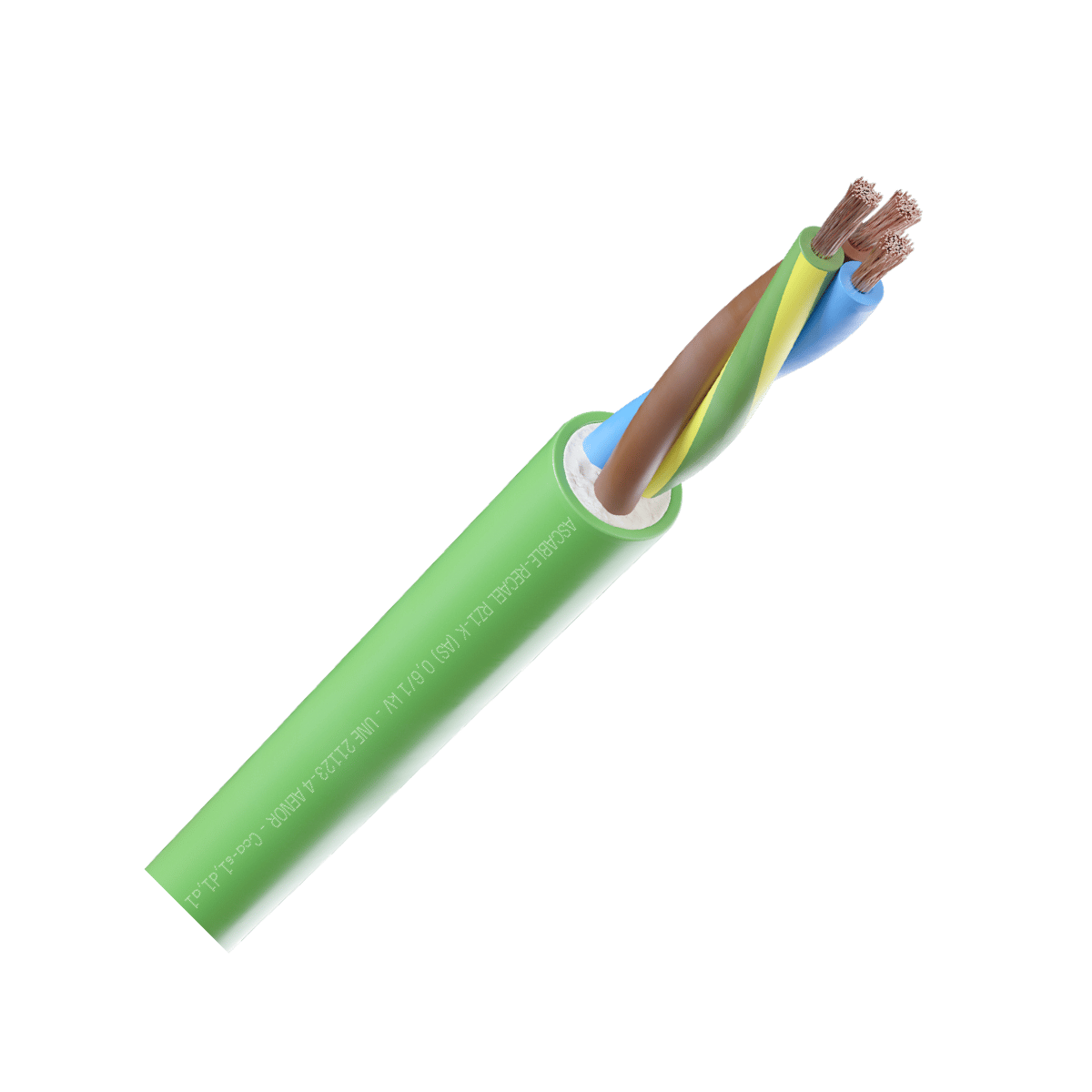Cable RZ1-K 1KV CPR 3G2,5mm2 Verde 100m - RECAEL - GroupSumi | GroupSumi