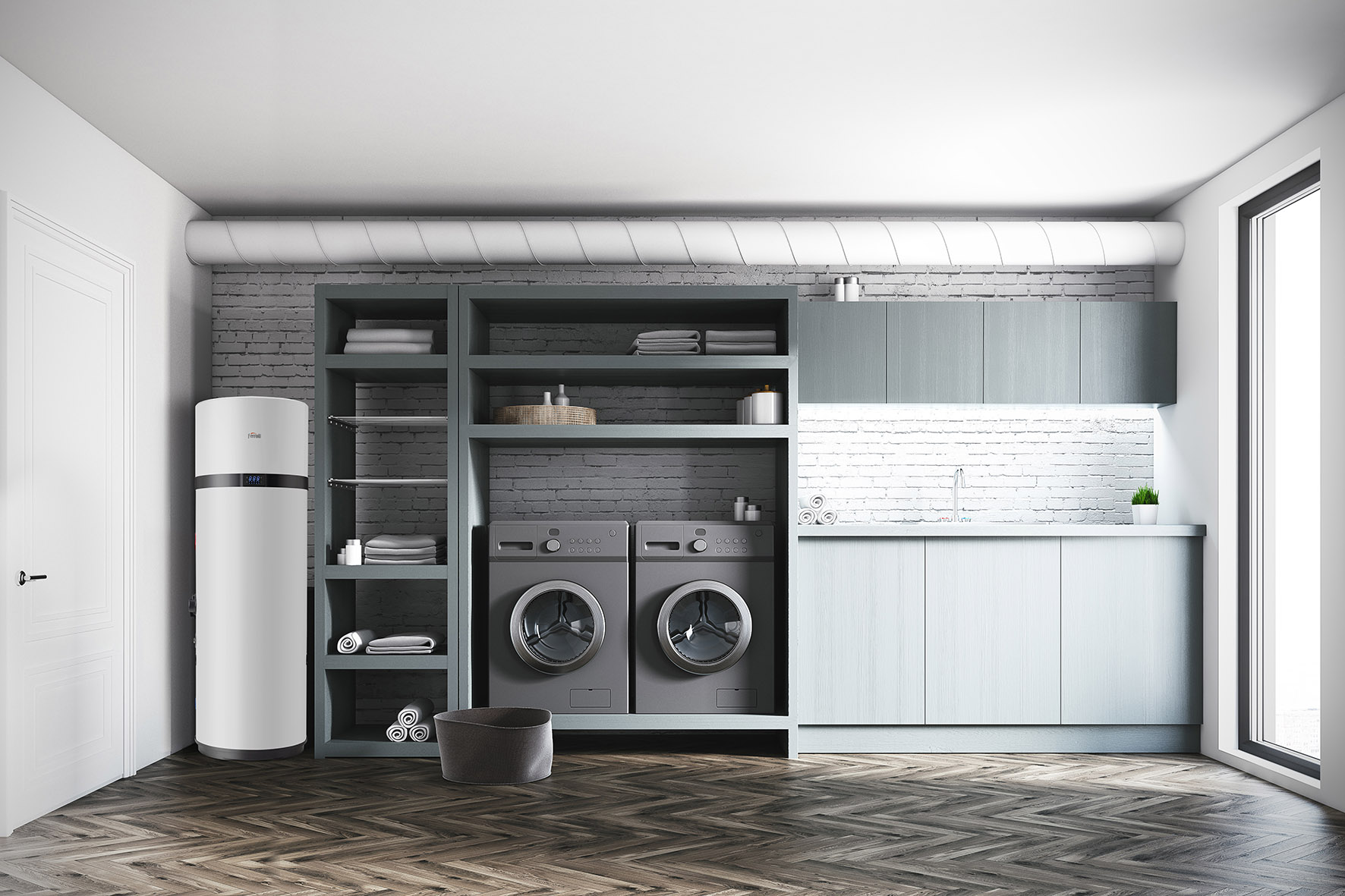 Ferroli EGEA TECH HT Wärmepumpe 200L mit WLAN FERROLI - GroupSumi ...