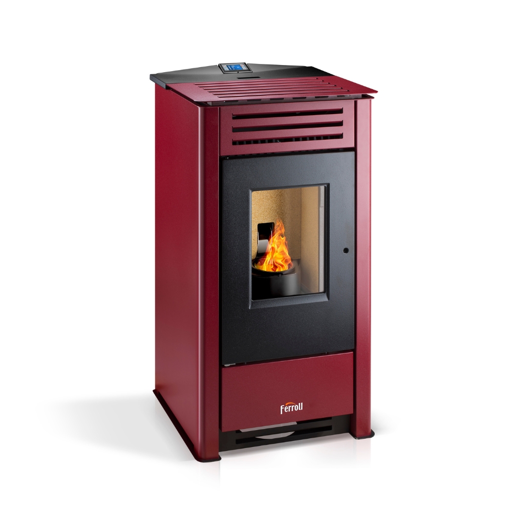 Ferroli OMEGA Plus Pellet Stove 10.41kW Heating Solution FERROLI ...