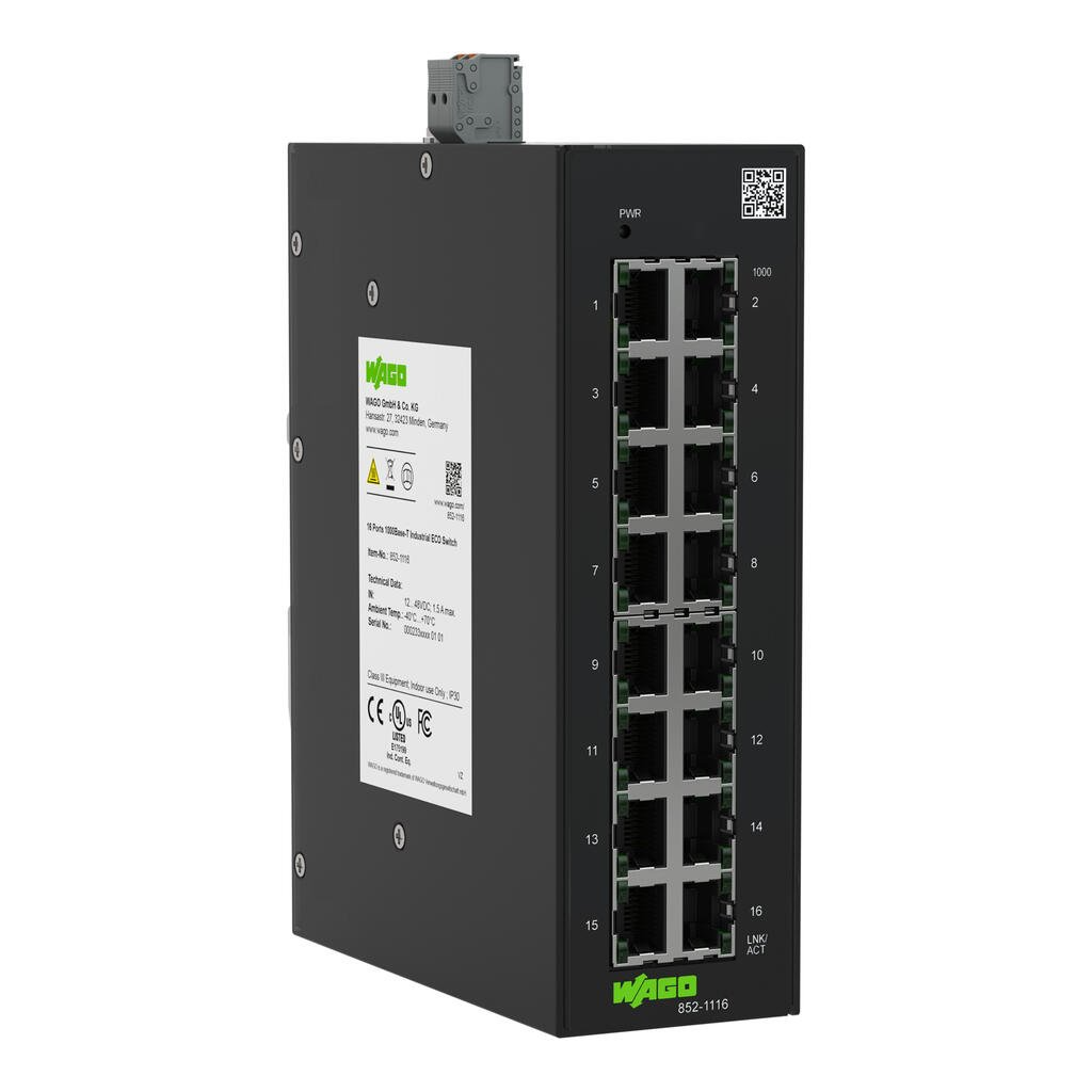 WAGO Industrial ECO Switch 16-Port Network Switch - GroupSumi | GroupSumi