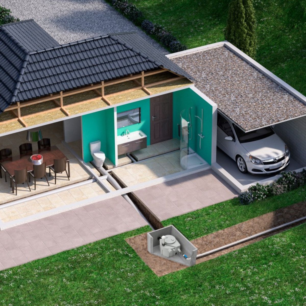 SFA Sanifos 110 pompstation met vermaler - SFA SANITRIT - GroupSumi | GroupSumi