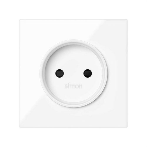 SIMON Cover for Bipolar Socket Base Glossy White Simon 100 - GroupSumi ...
