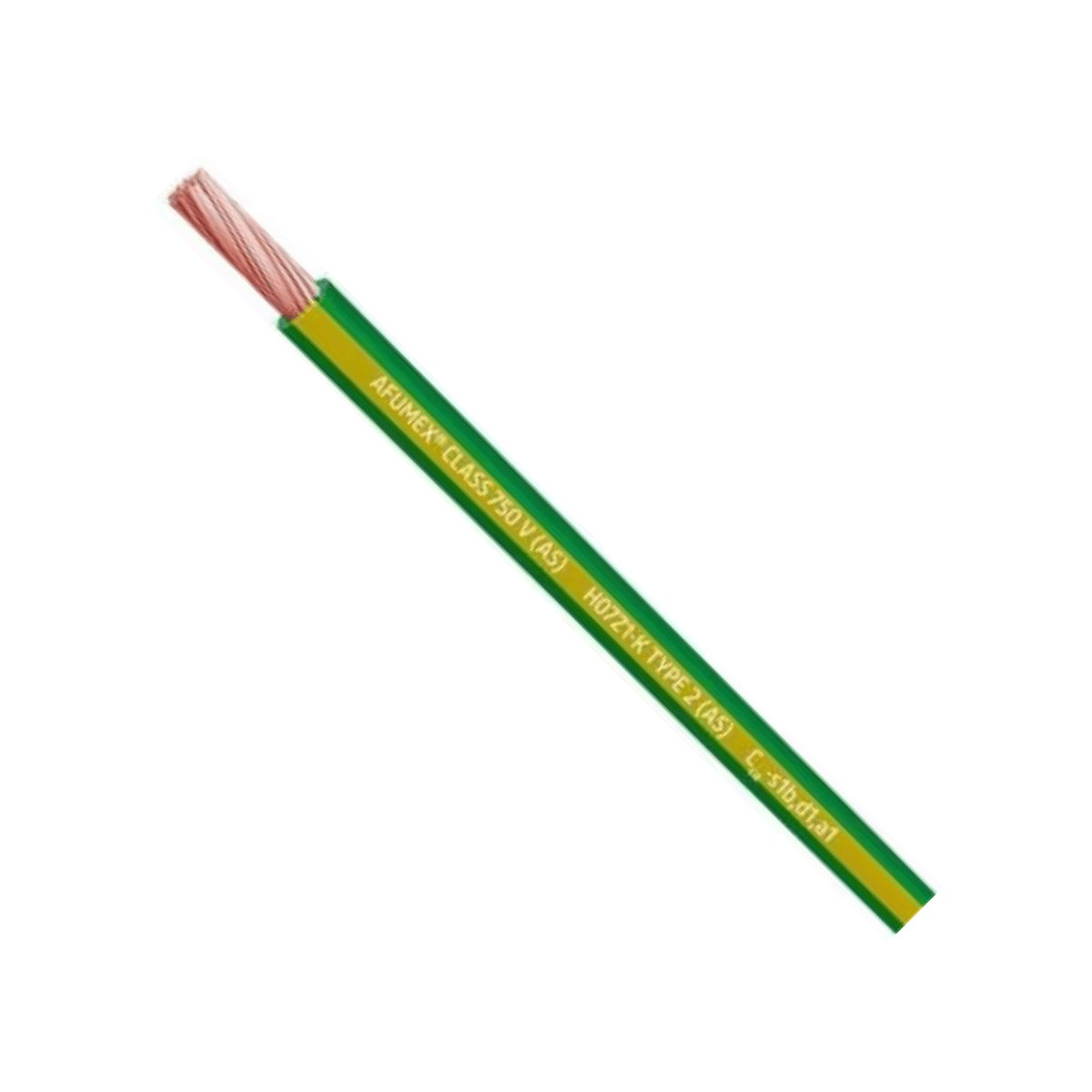 Prysmian Afumex Cable H07Z1-K 1x1.5mm2 Yellow-Green 200m Box PRYSMIAN ...