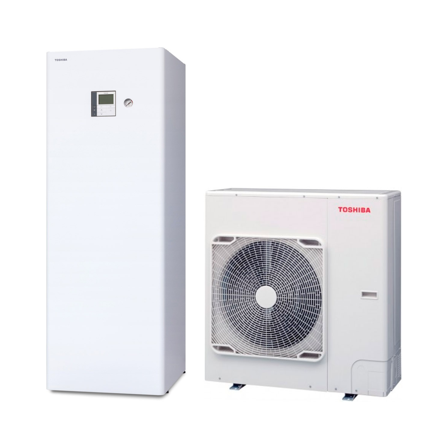 TOSHIBA ESTIA Biblock-Wärmepumpenset 11 kW mit 210L Speicher ...