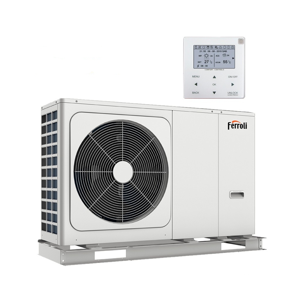 Ferroli OMNIA M 3.2 8 kW monobloc-ilmalämpöpumppu FERROLI - GroupSumi ...