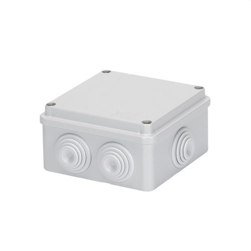 GEWISS Junction Box 100x100x50mm Low Screw-On Lid - GroupSumi | GroupSumi