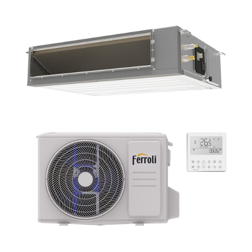 Ferroli Giada C 7.1kW 24000 BTU Ducted Air Conditioner with WiFi ...