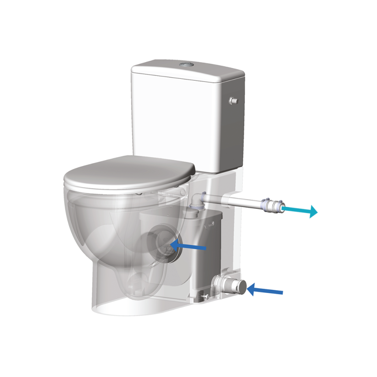 Toalett med Kvarn SFA Saniflush - SFA SANITRIT - GroupSumi | GroupSumi