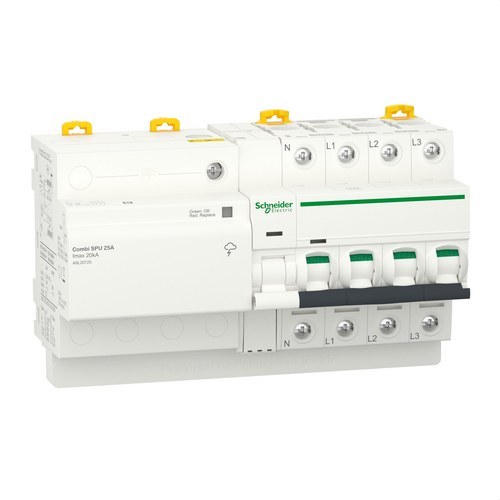 Schneider Electric Surge Protector Acti9 Combi SPU 3P+N 25A SCHNEIDER ...