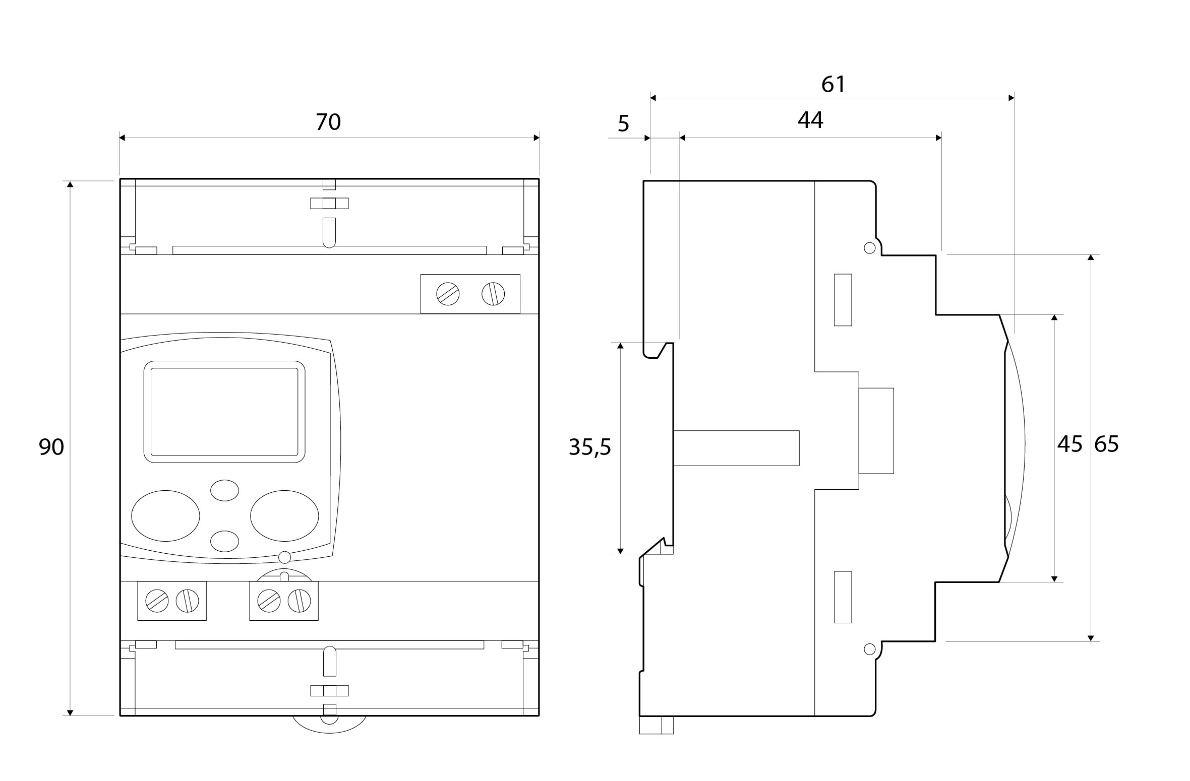 Contador de energía trifásico directo CIRCUTOR CEM-C21-T1 - GroupSumi ...