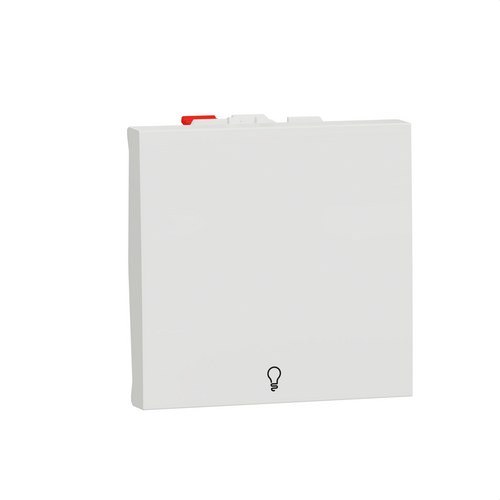 SCHNEIDER ELECTRIC 2-Module Push Button Light Symbol Polar White ...