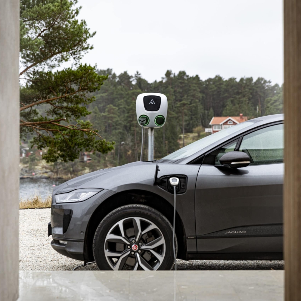 Chargeur double pour voiture électrique 2x22kW avec wifi Charge Amps ...