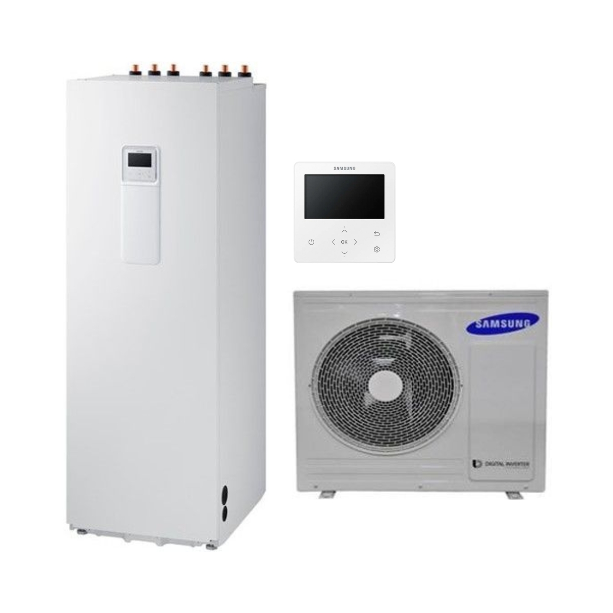 Samsung ClimateHub Split 5kW + Accumulateur 260L Aerothermie SAMSUNG ...