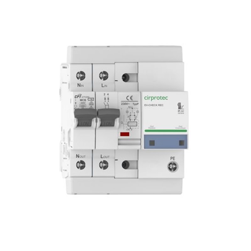 CIRPROTEC Surge Protector EV-CHECK REC 2P32A 2-Pole - GroupSumi | GroupSumi