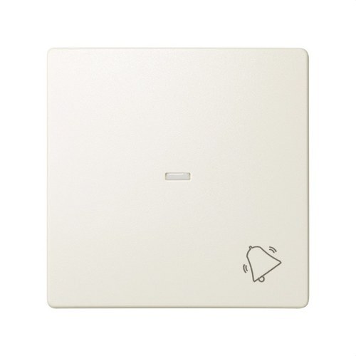 Touche individuelle ivoire avec voyant et gravure cloche Simon 82 SIMON ...