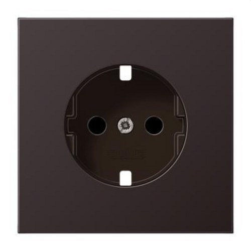 Couvercle de prise Schuko sombre LS - GroupSumi | GroupSumi