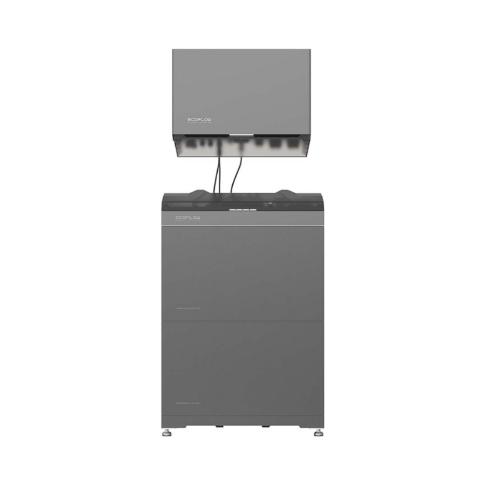 Solcelle-inverter sæt 10kW trefaset med 10kWh ECOFLOW lithiumbatteri ...