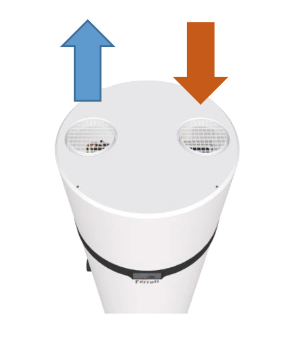 Bomba de Calor AQS 120L com WiFi Ferroli EGEA TECH LT FERROLI ...