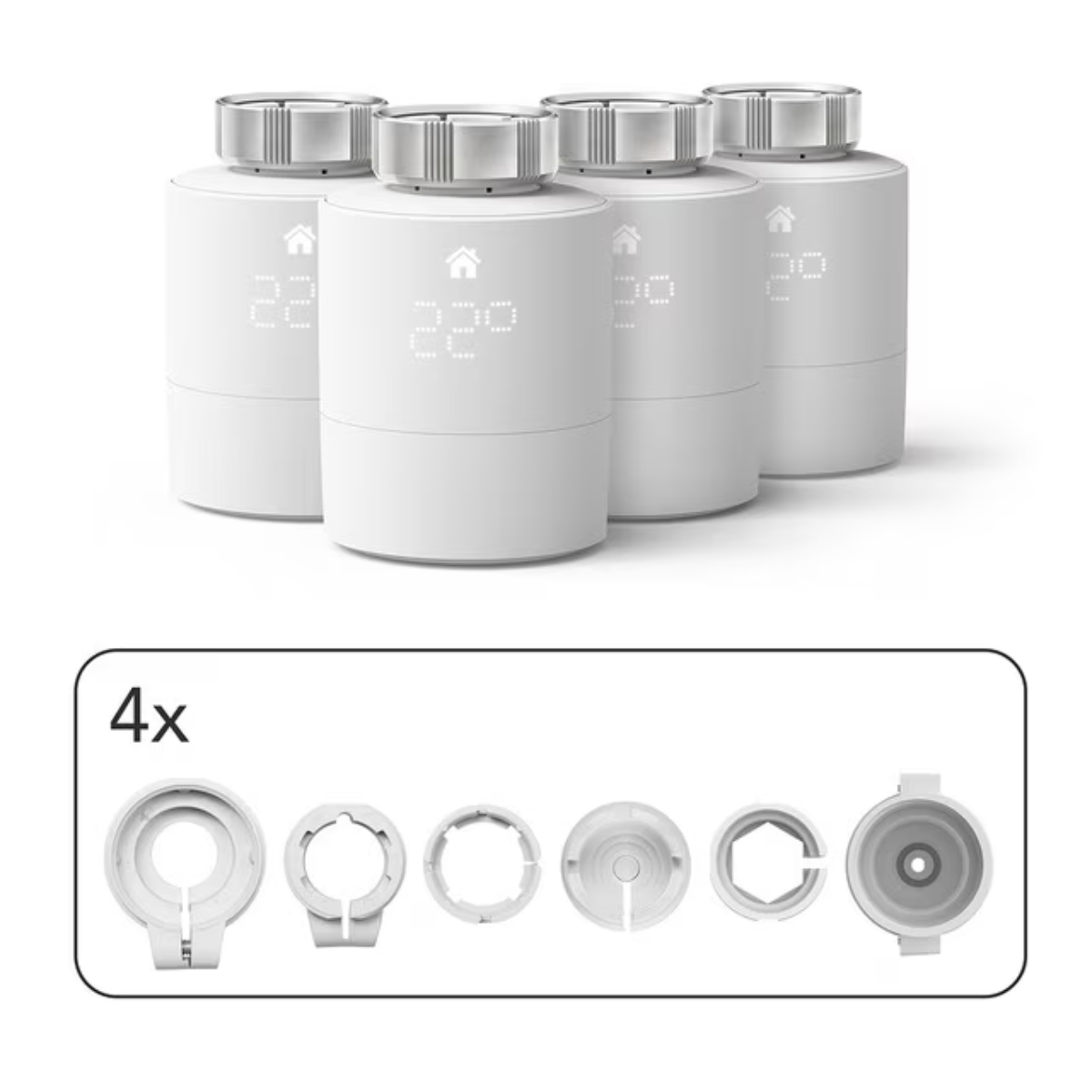 Tado V3+ Smart Thermostatic Radiator Valves - Pack of 4 TADO ...