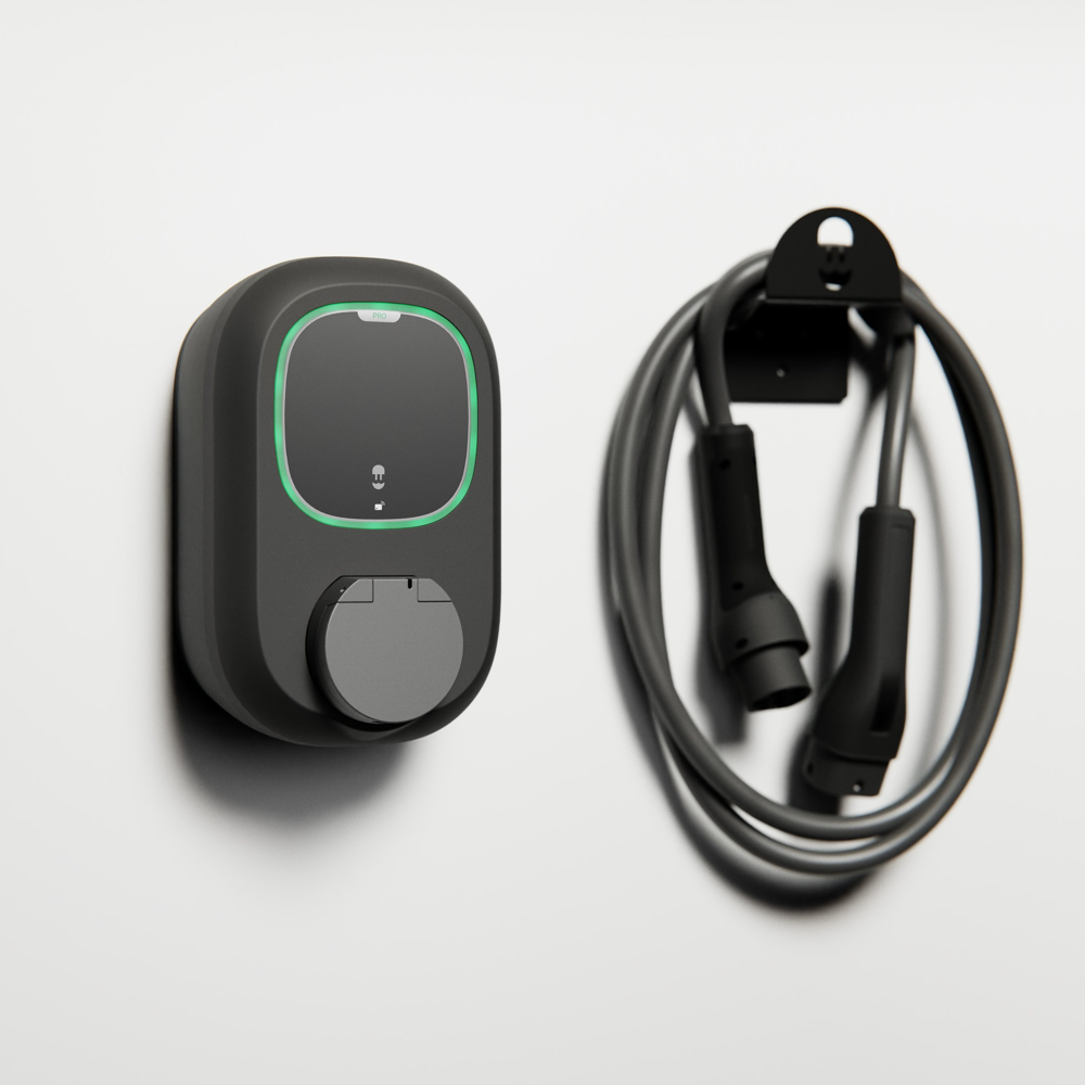 Chargeur voiture électrique 22 kW noir avec wifi Wallbox Pulsar Pro ...