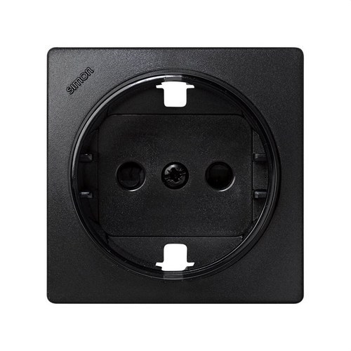 Cache sécurité base prise schuko graphite Simon 73 Loft - SIMON ...