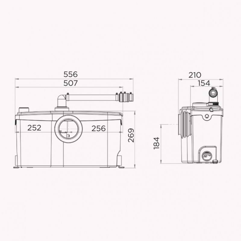 SFA SANITRIT Sanibest Pro Sanitary Grinder for Bathrooms - GroupSumi ...