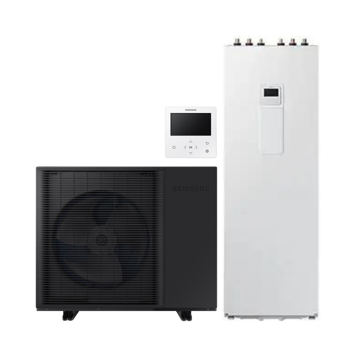 Samsung EHS HT Lucht-Water Warmtepomp Set 8kW + 260L ClimateHub SAMSUNG - GroupSumi | GroupSumi