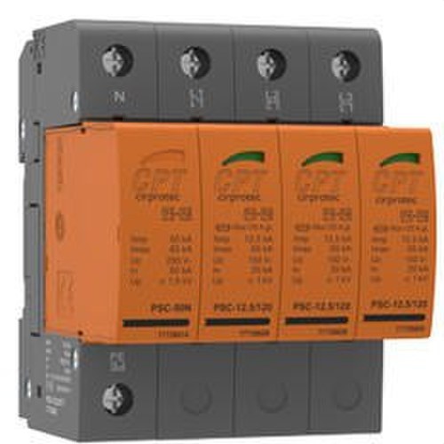 CIRPROTEC PSC4-12.5/400TT Surge Protector 3P+N 12.5kA 4-Module ...
