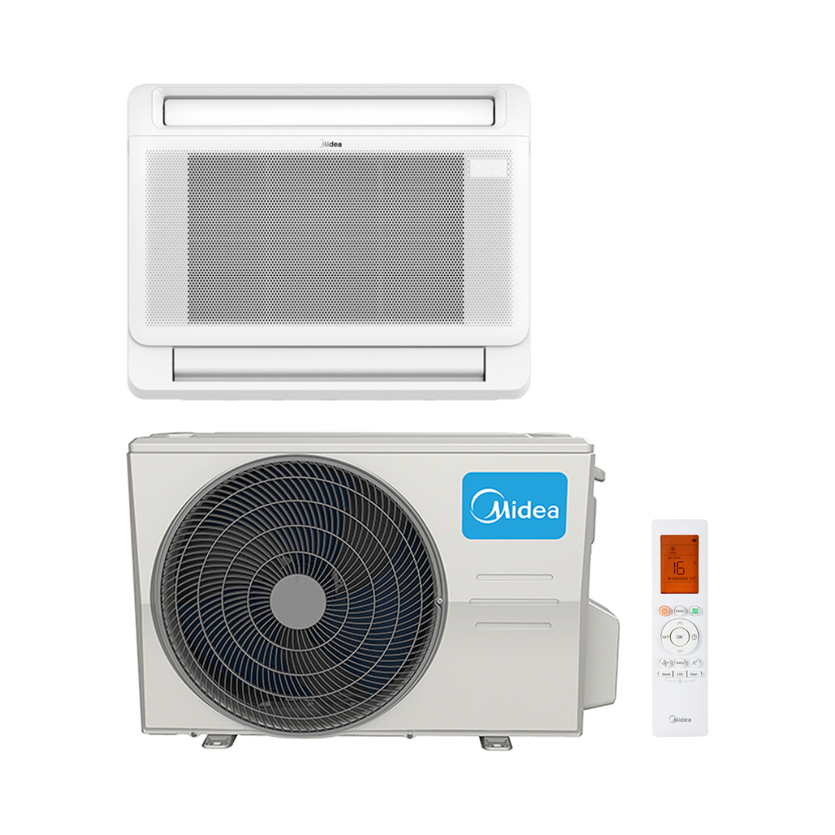 Double Flow Console Air Conditioner 3.5 kW 12000 BTU Midea MIDEA ...