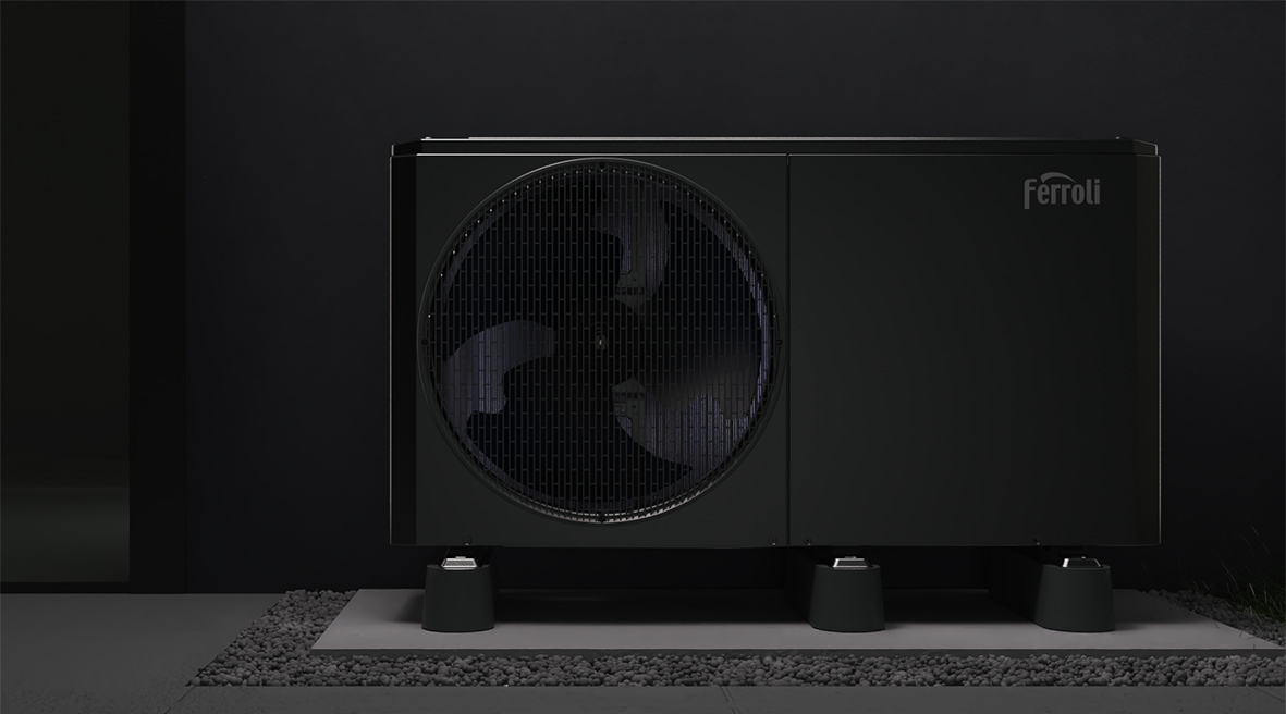 Pompa di calore aerotermica monoblocco 6 kW Ferroli OMNIA Life M ...