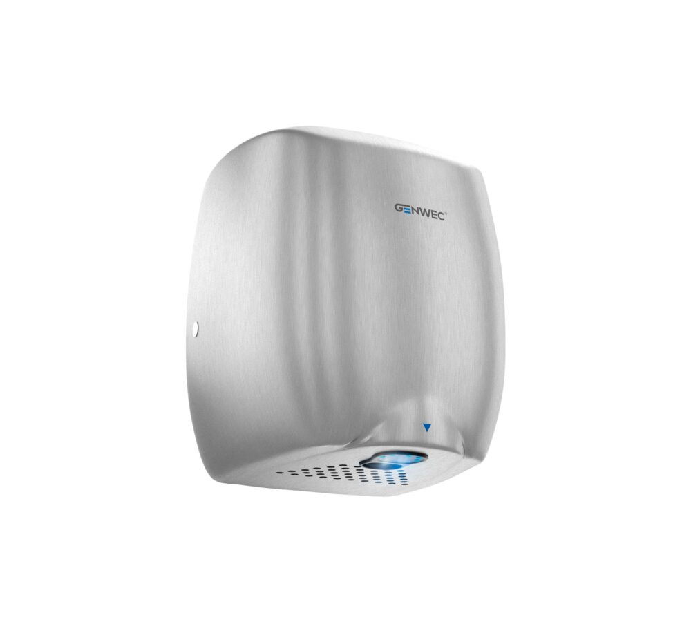 GENWEC E-flow Electronic Sensor Hand Dryer Satin Aluminium - GroupSumi ...