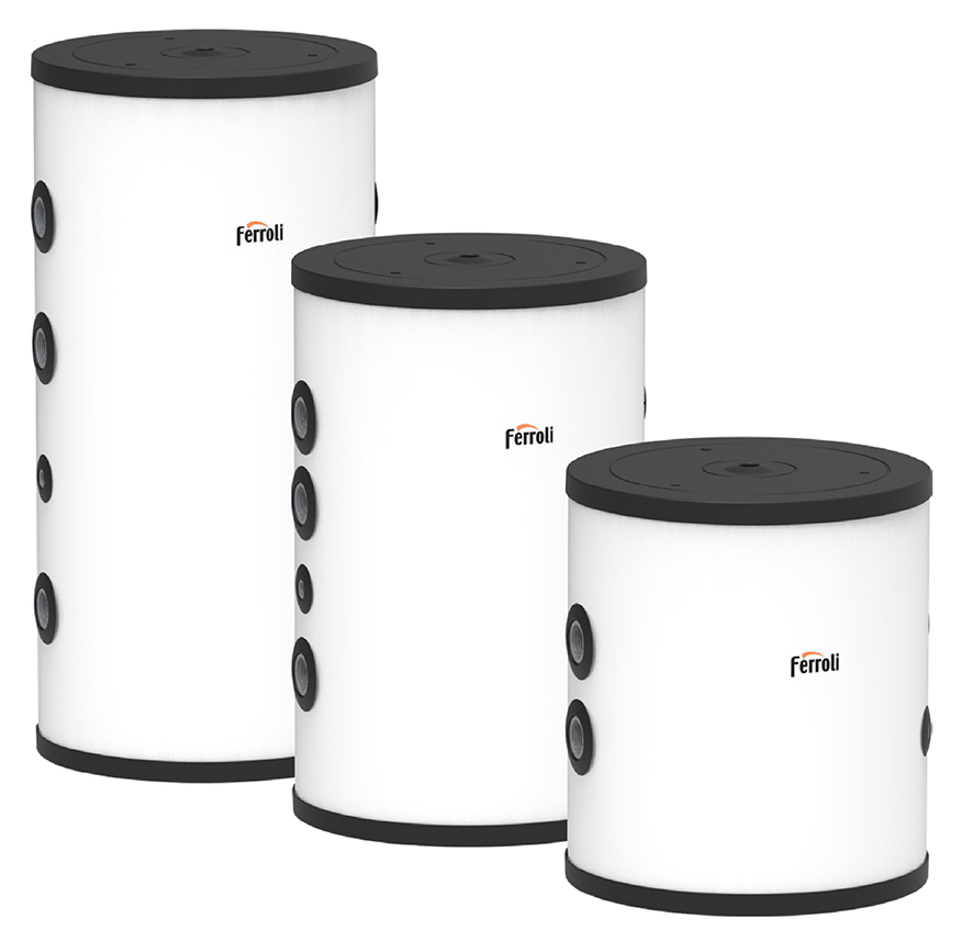 Ferroli ECOPUFFER HP 100L Buffer Tank | Hot Water Storage Cylinder ...