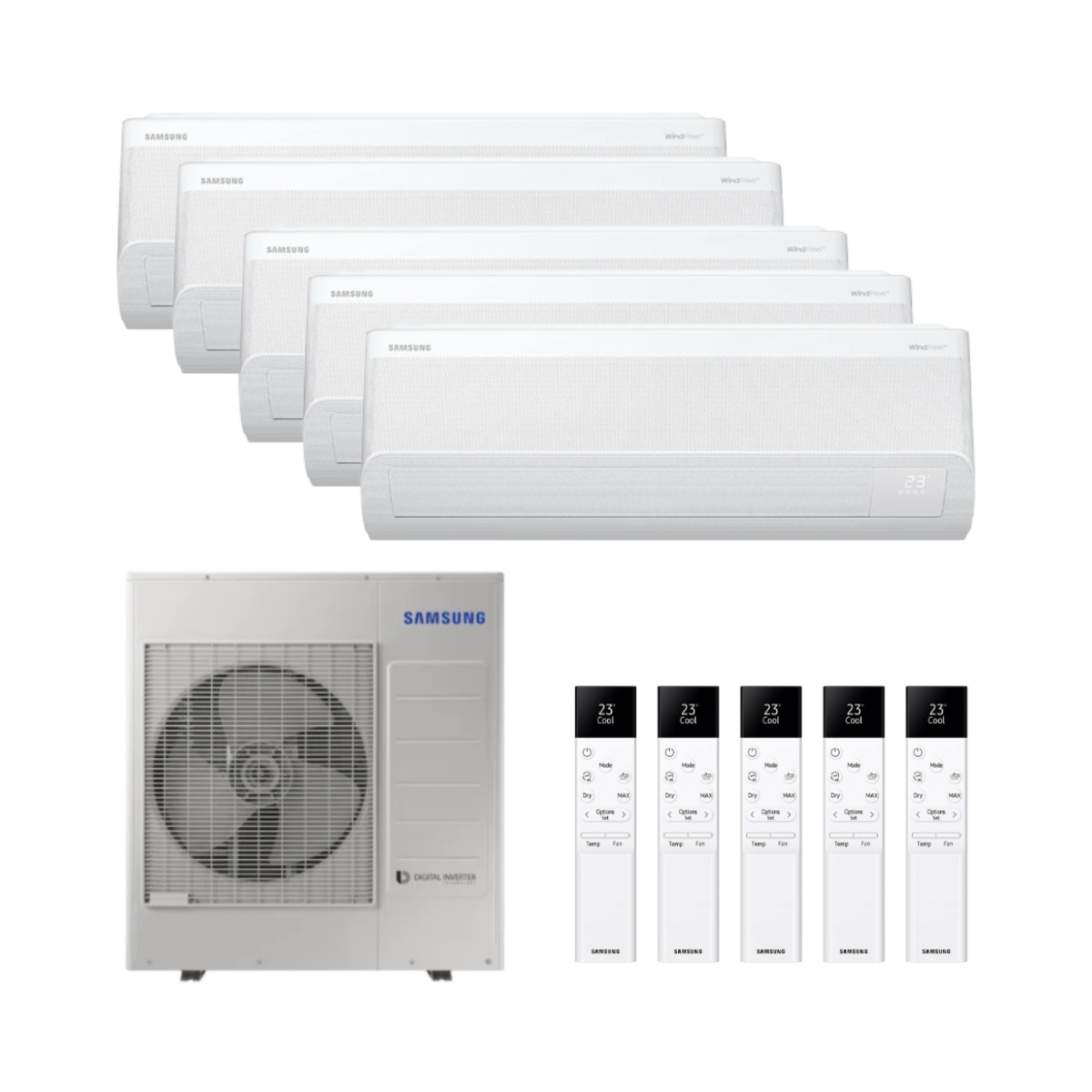 Samsung WindFree Comfort S2 Air Conditioner 3.5 kW 12000 BTU SAMSUNG ...