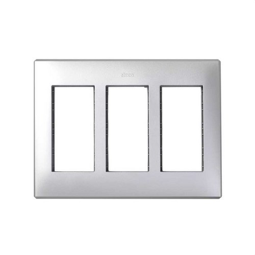 SIMON Recessed Wall Frame & Rack for 3 Double Elements Aluminium ...