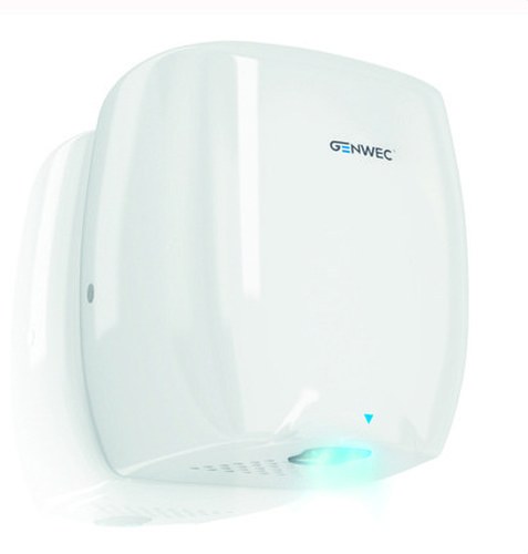 GENWEC E-flow White Aluminium Electronic Sensor Hand Dryer - GroupSumi ...