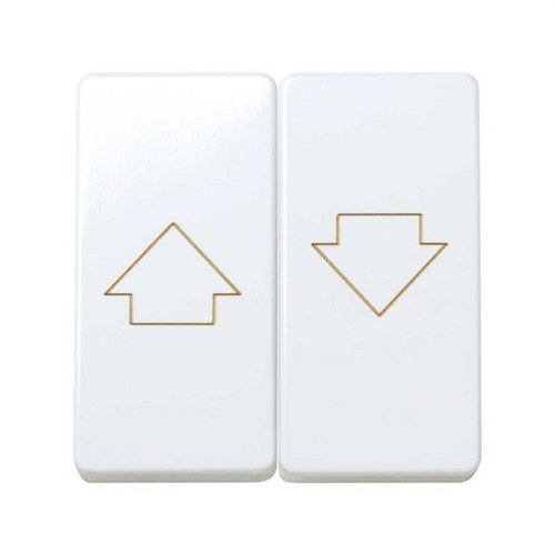SIMON Double Key for Shutter Mechanism with Safety Interlock White ...