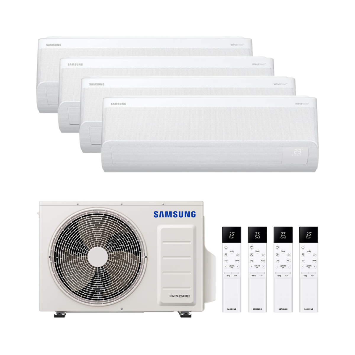 Samsung WindFree Comfort S2 Air Conditioner 3.5kW 12000 BTU SAMSUNG ...