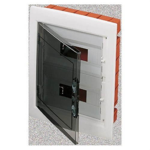 GEWISS Flush-Mounted Distribution Board 24 Modules Smoked Door ...
