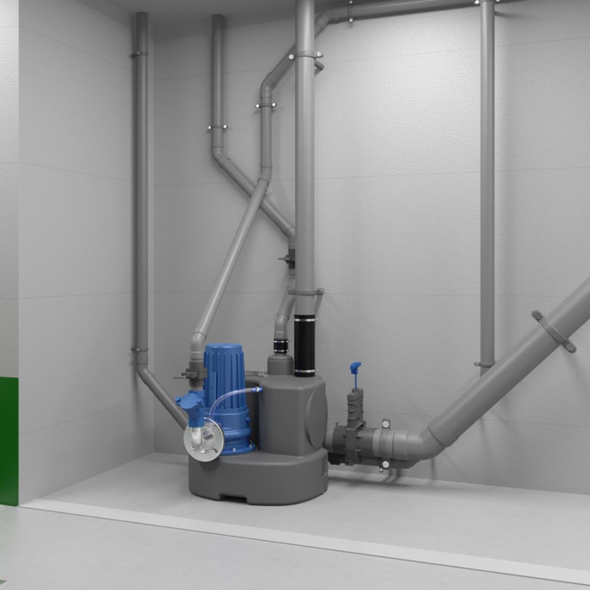 Stazione di pompaggio trifase SFA Sanicubic 1 GR SE71.1 T SFA SANITRIT ...