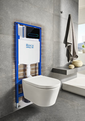 ROCA Frame with Dual Cistern for Suspended Toilet WC One - GroupSumi ...