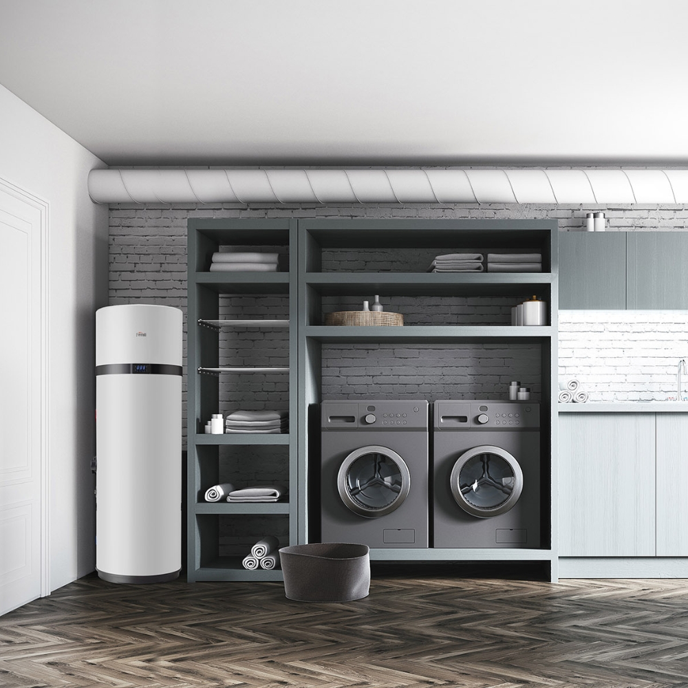 Pompe à chaleur aérothermique au sol pour ECS EGEA TECH HT PIE FERROLI - GroupSumi