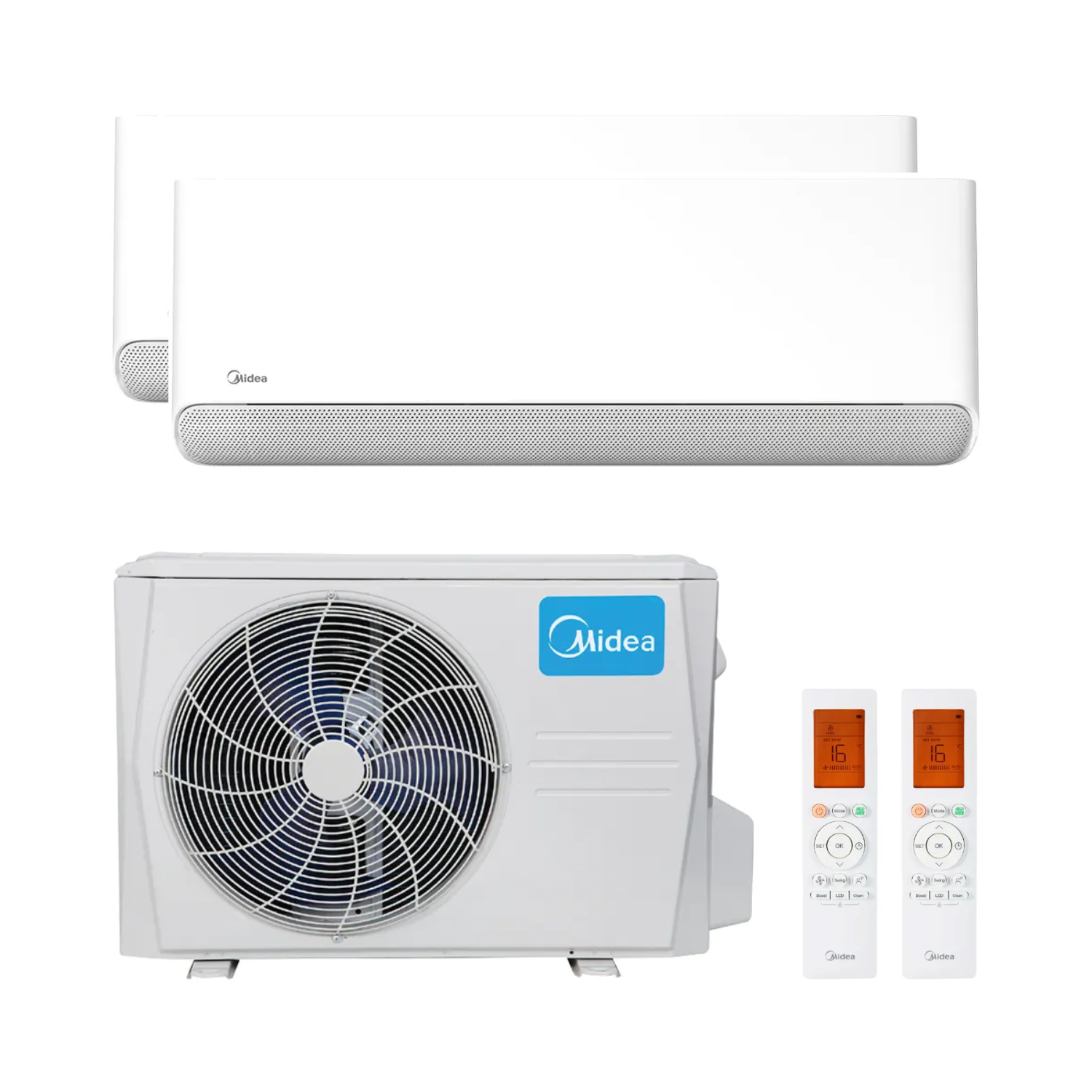 Midea Breezeless 2x1 Air Conditioner 2.6kW 9000 BTU Wi-Fi MIDEA - GroupSumi | GroupSumi