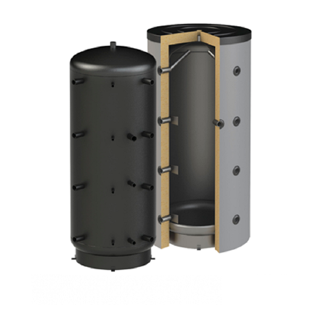 Mecalia DPAC/DI/MCL 500L Floor-Mounted Buffer Tank MECALIA - GroupSumi ...